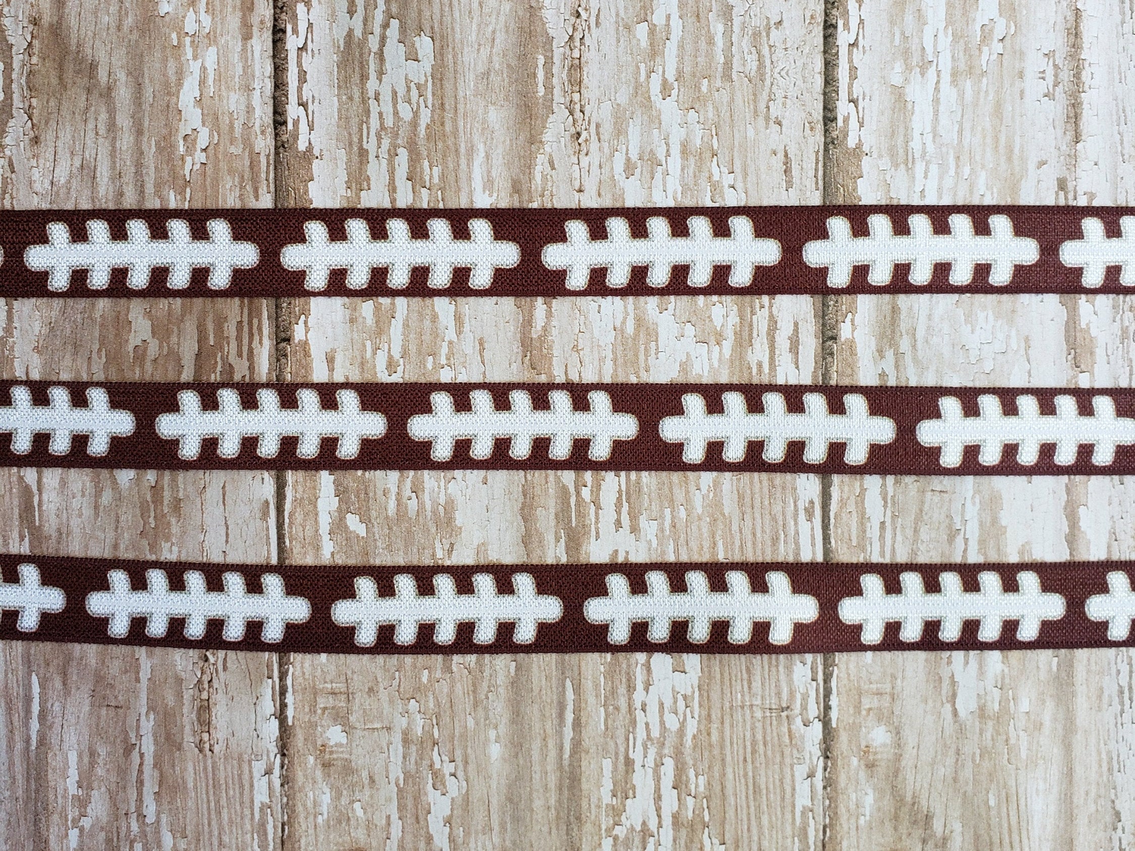Football Laces Fold Over Elastic 5/8 | Etsy