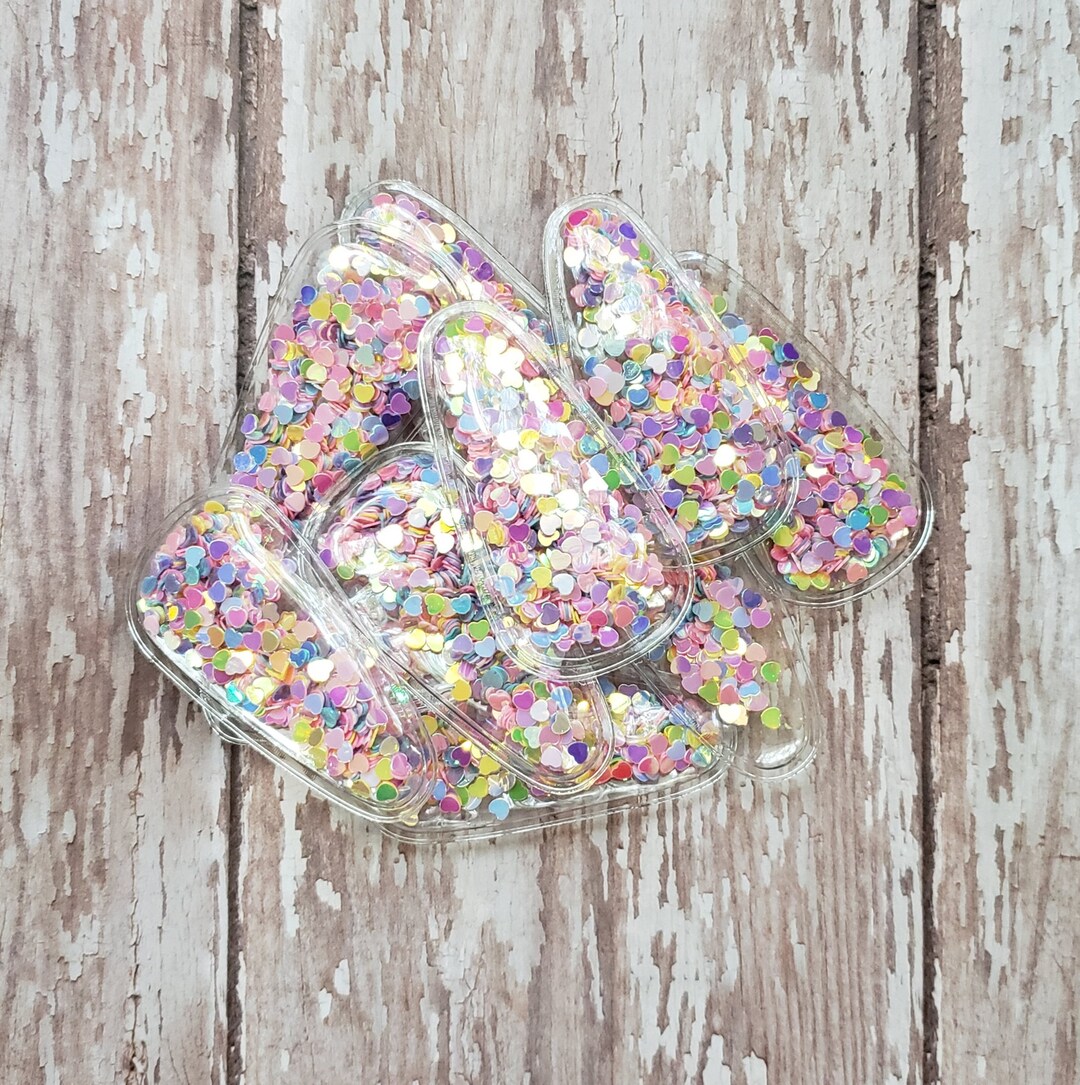 BULK Set of 10 * Shaker Snap Clip Covers * Multi Color Iridescent ...