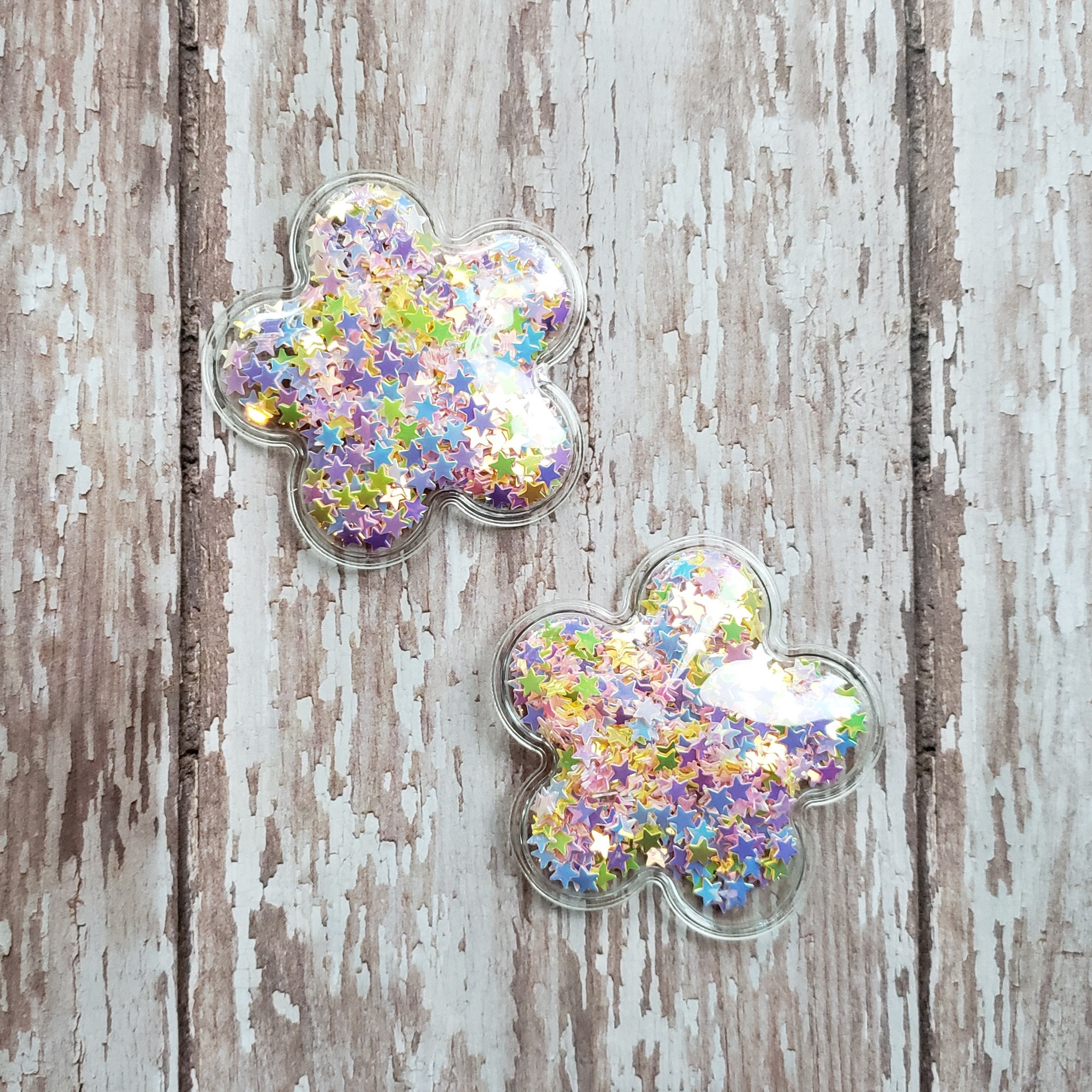 Large Flower Shaker ONE Seven Color Options Iridescent - Etsy