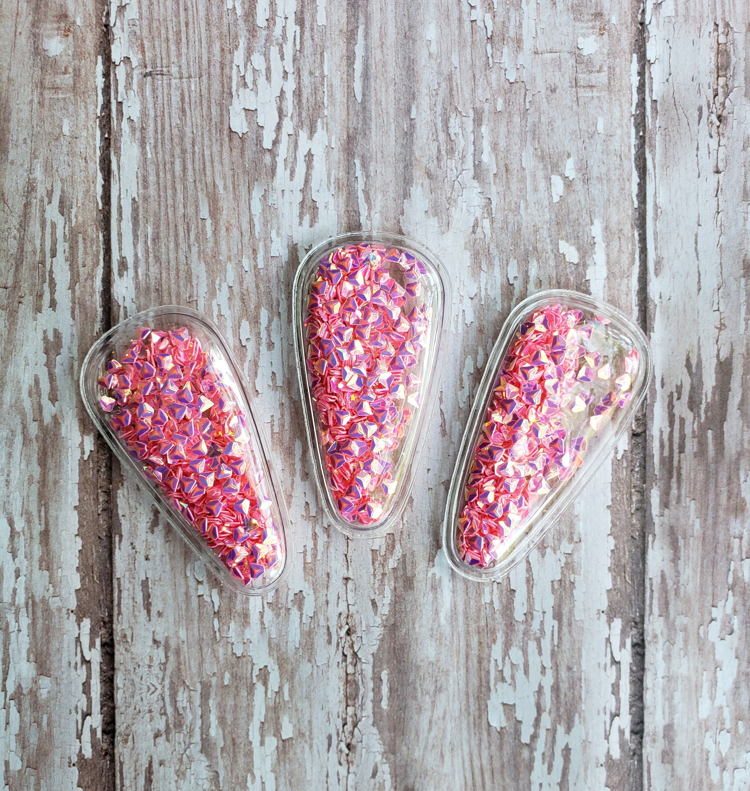 BULK Set of 10 Shaker Snap Clip Covers Dark Pink | Etsy