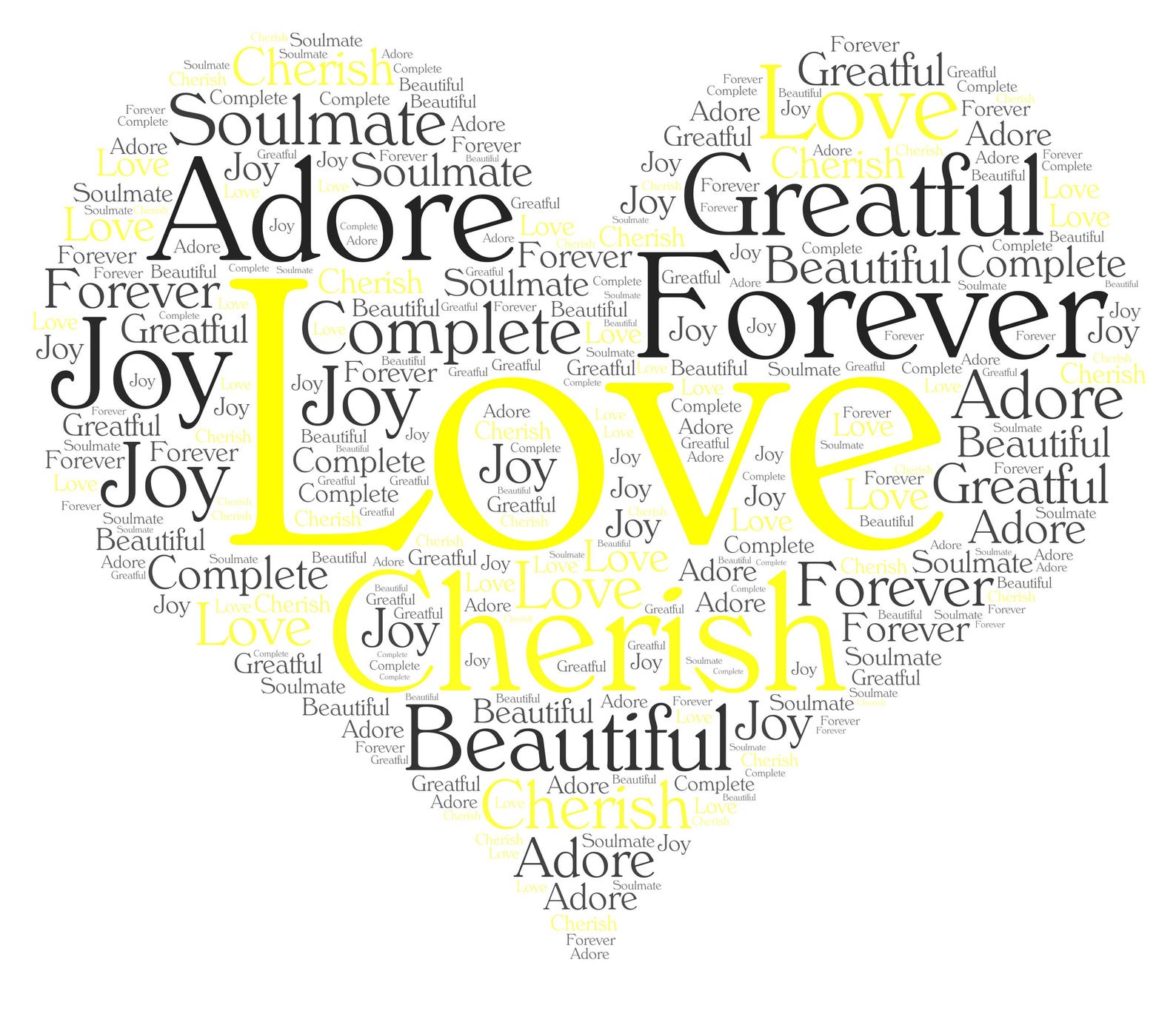 Printable Personalised Love Heart Word Art - Etsy