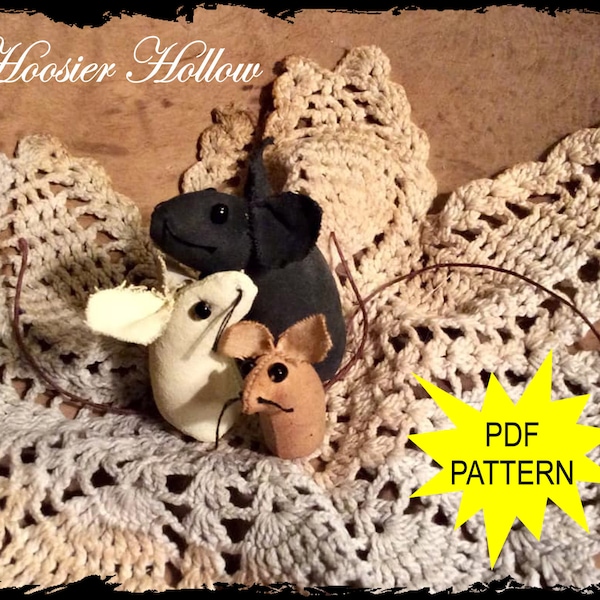 Primitive Mouse - Etsy