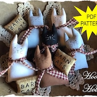 Primitive Cat - Etsy