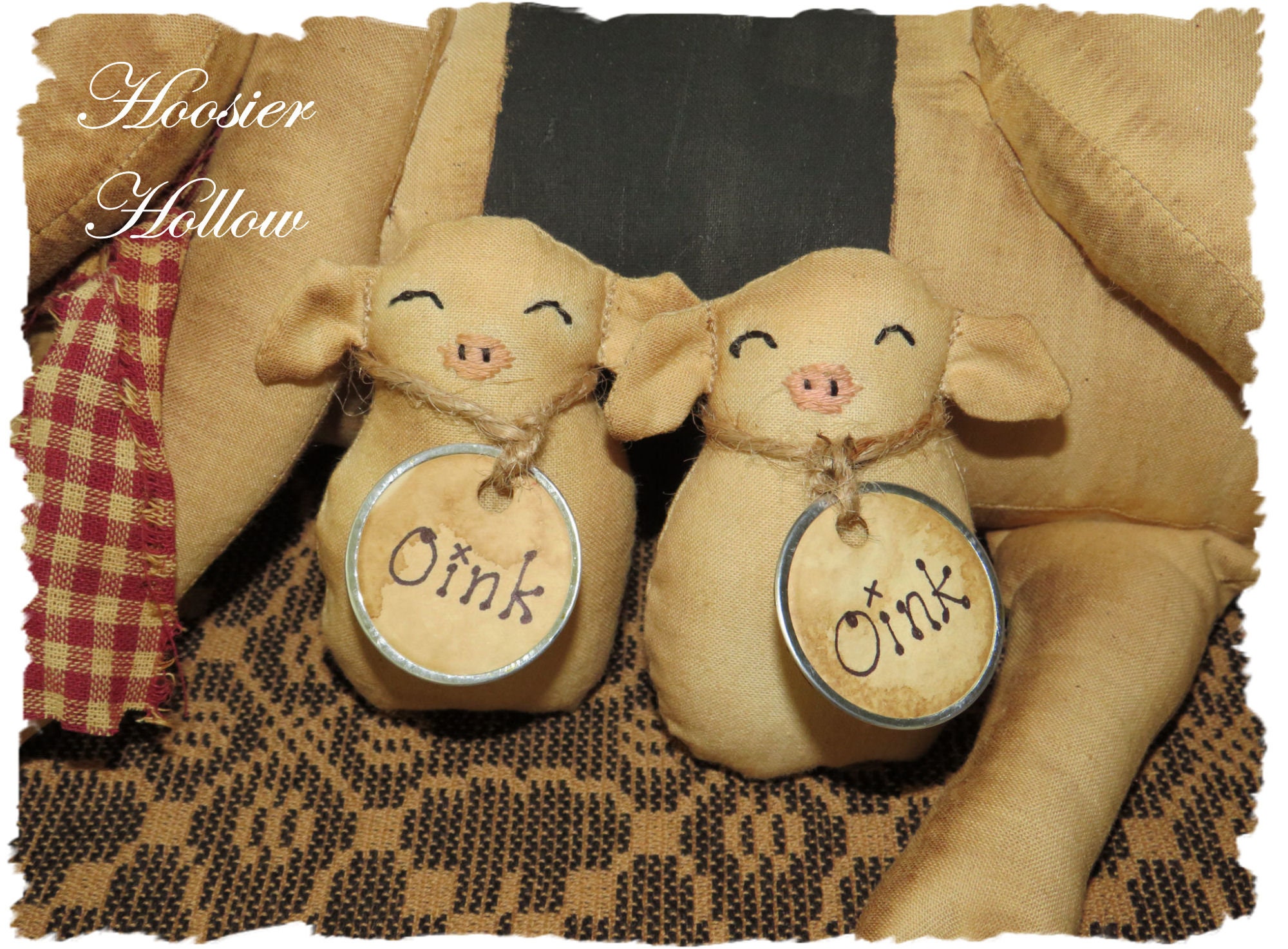 Primitive Momma Pig and Piglets Epattern PDF Pattern | Etsy