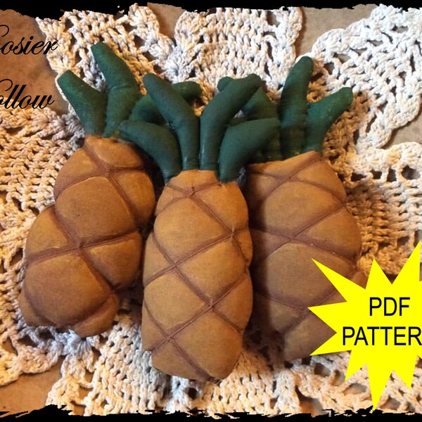 Primitive Pineapple - Etsy