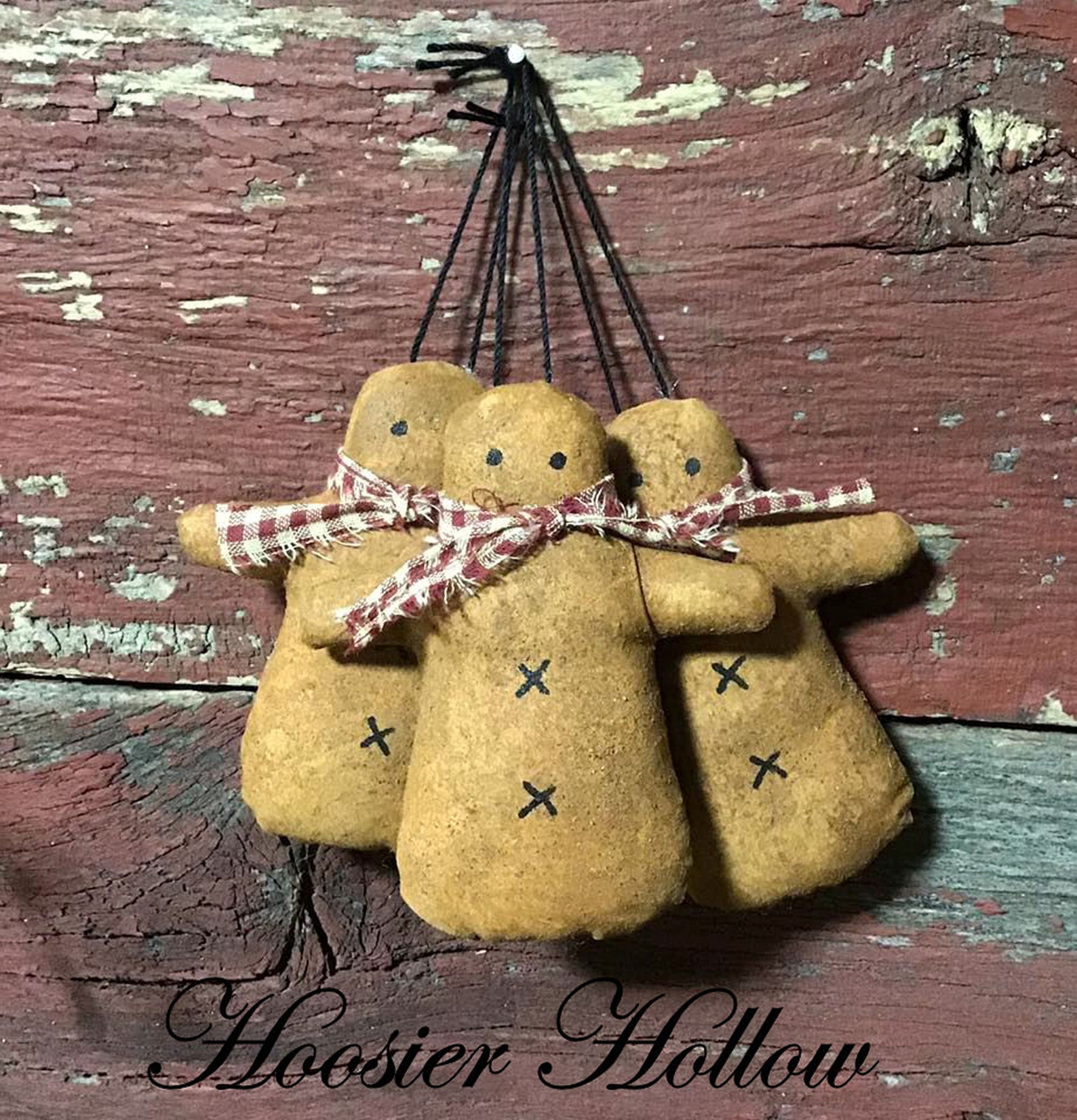 Gingie Primitive Gingerbread Man Bowl Filler or Ornament - Etsy