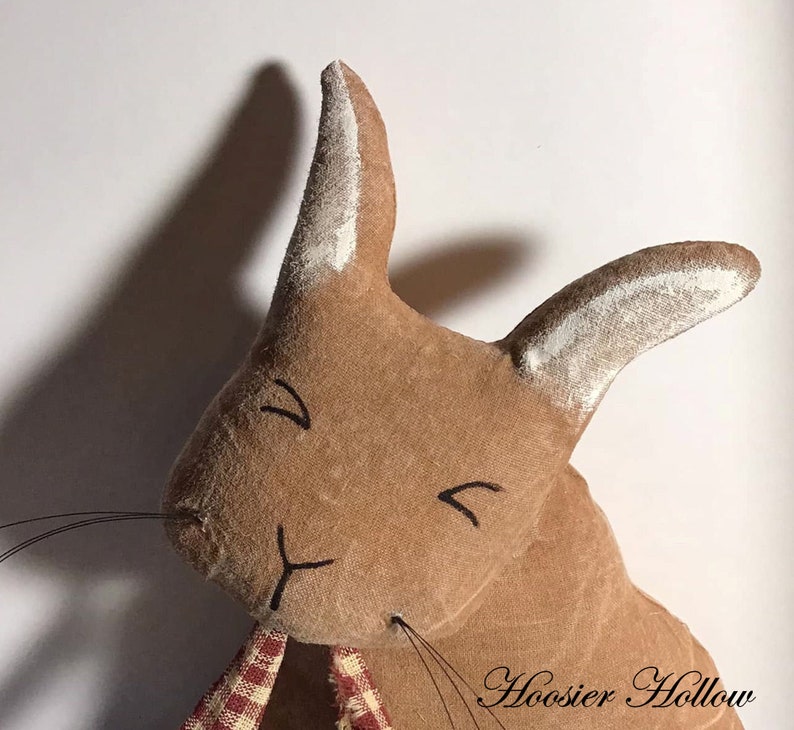 Primitive Bunny Shelf Sitter Pattern Prim Spring Rabbit Doll - Etsy