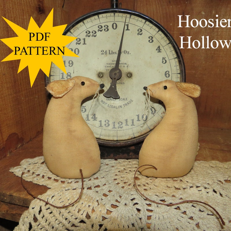 Primitive Mouse - Etsy