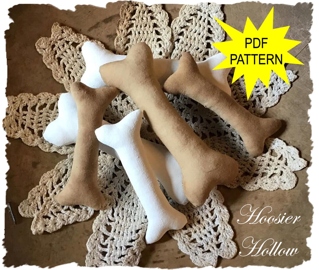 Primitive Bones Bowl Fillers Pattern, PDF, Instant Download, Dog Bones ...