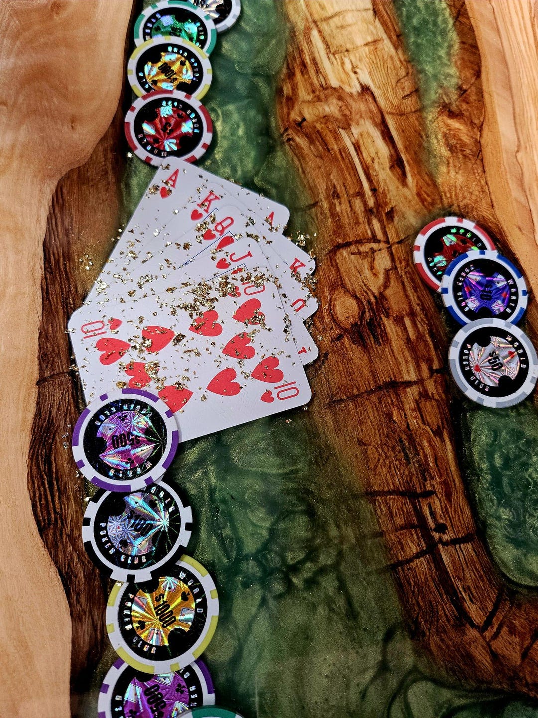 Epoxy Resin Coffee Table Poker - Etsy