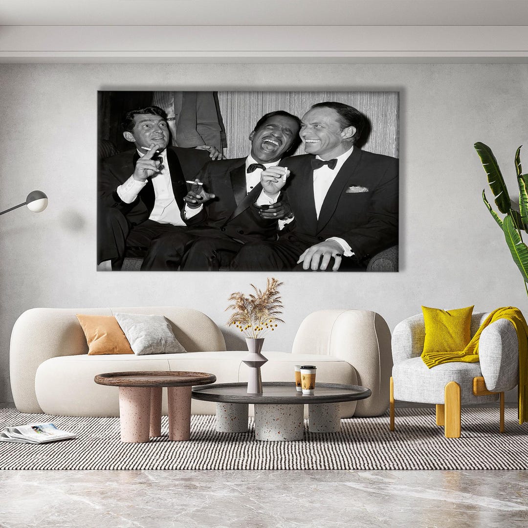 The Rat Pack Poster/canvas, Dean Martin, Sammy Davis Jr and Frank ...