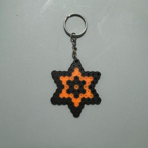 Mini Star Perler Bead Keychains - Etsy