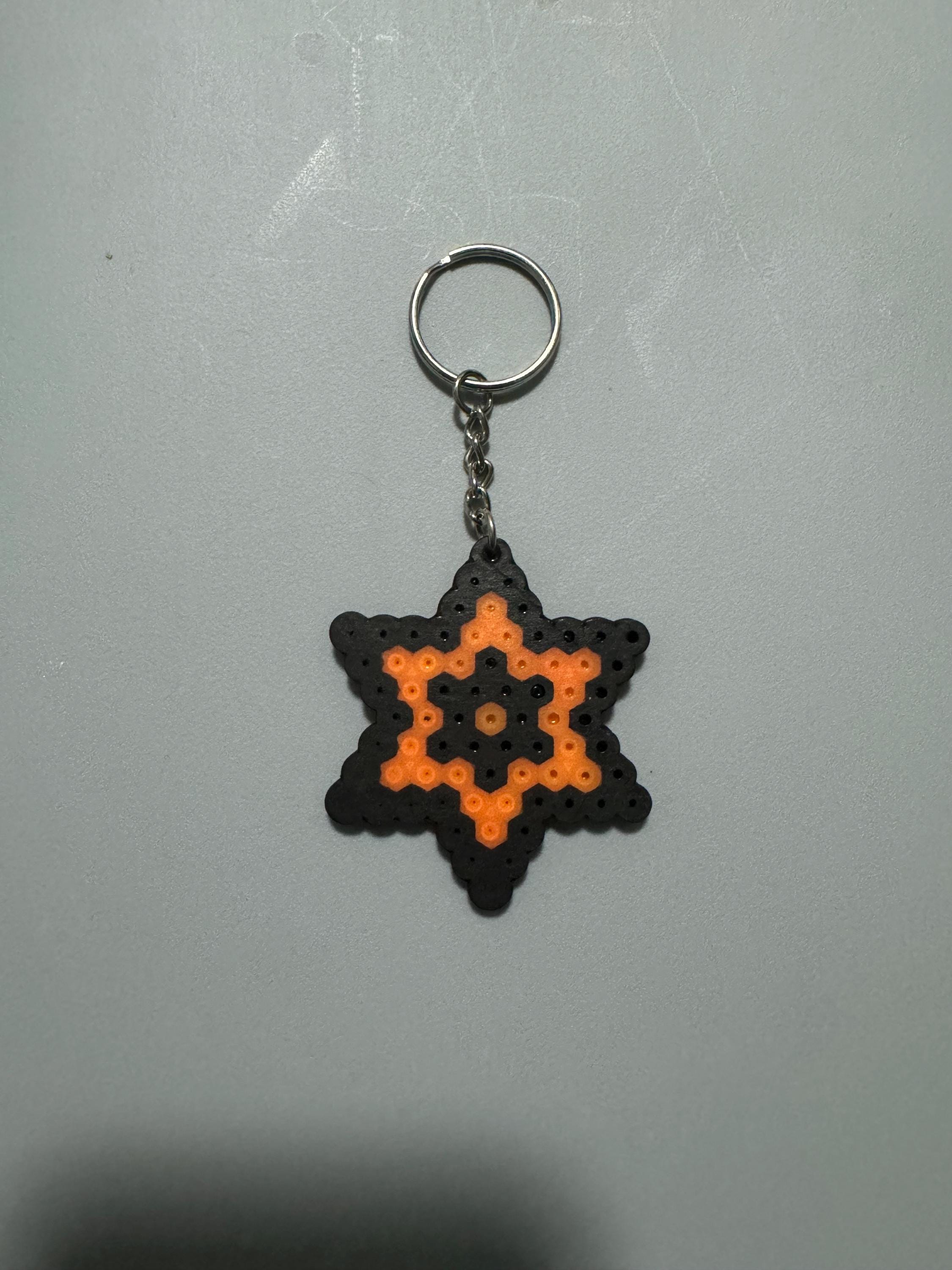 Mini Star Perler Bead Keychains - Etsy