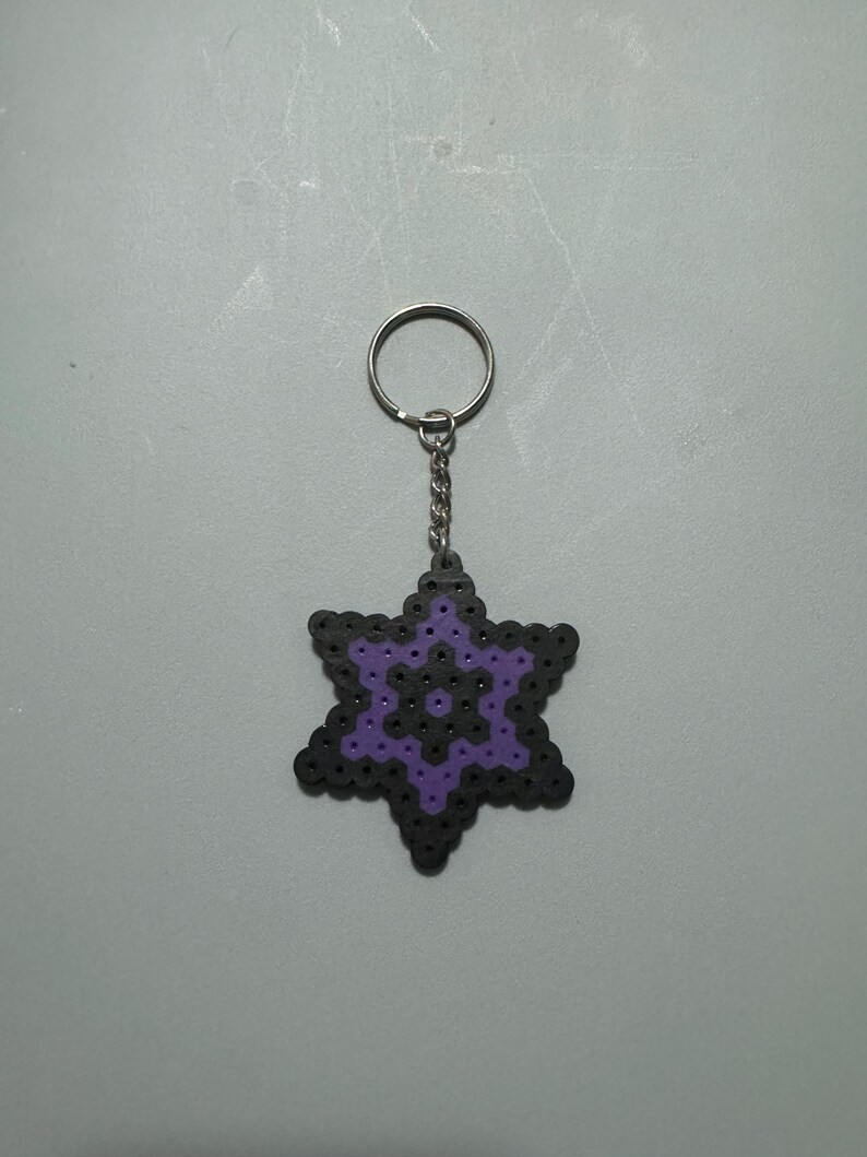 Mini Star Perler Bead Keychains - Etsy