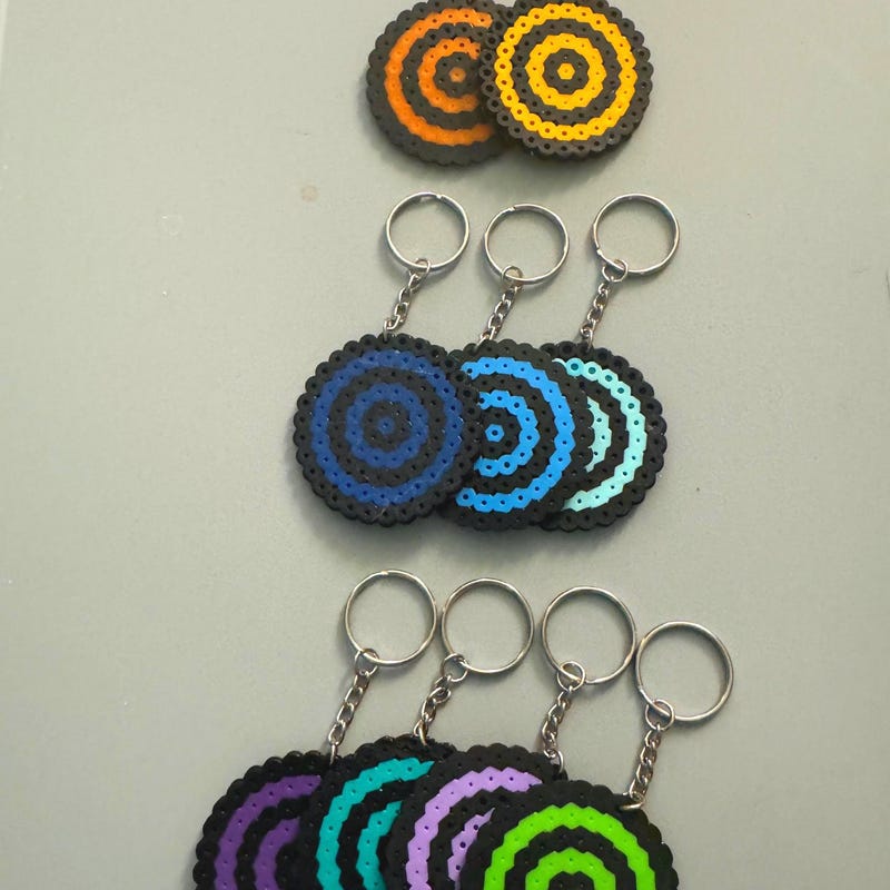 Perler Bead Keychain - Etsy