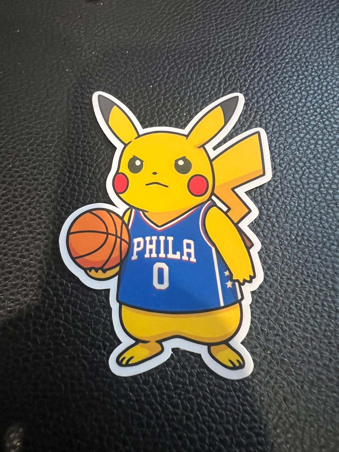 Philly Sports Stickers - Poke Cartoon Character - 3.25” Laminated Vinyl ...