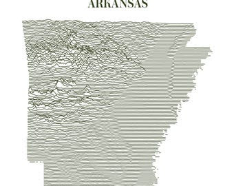 California Ridgeline Plot Digital Download | Topographic Contour Lines ...