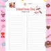 Valentine Class List, Kids' Valentine List, School Valentine List ...