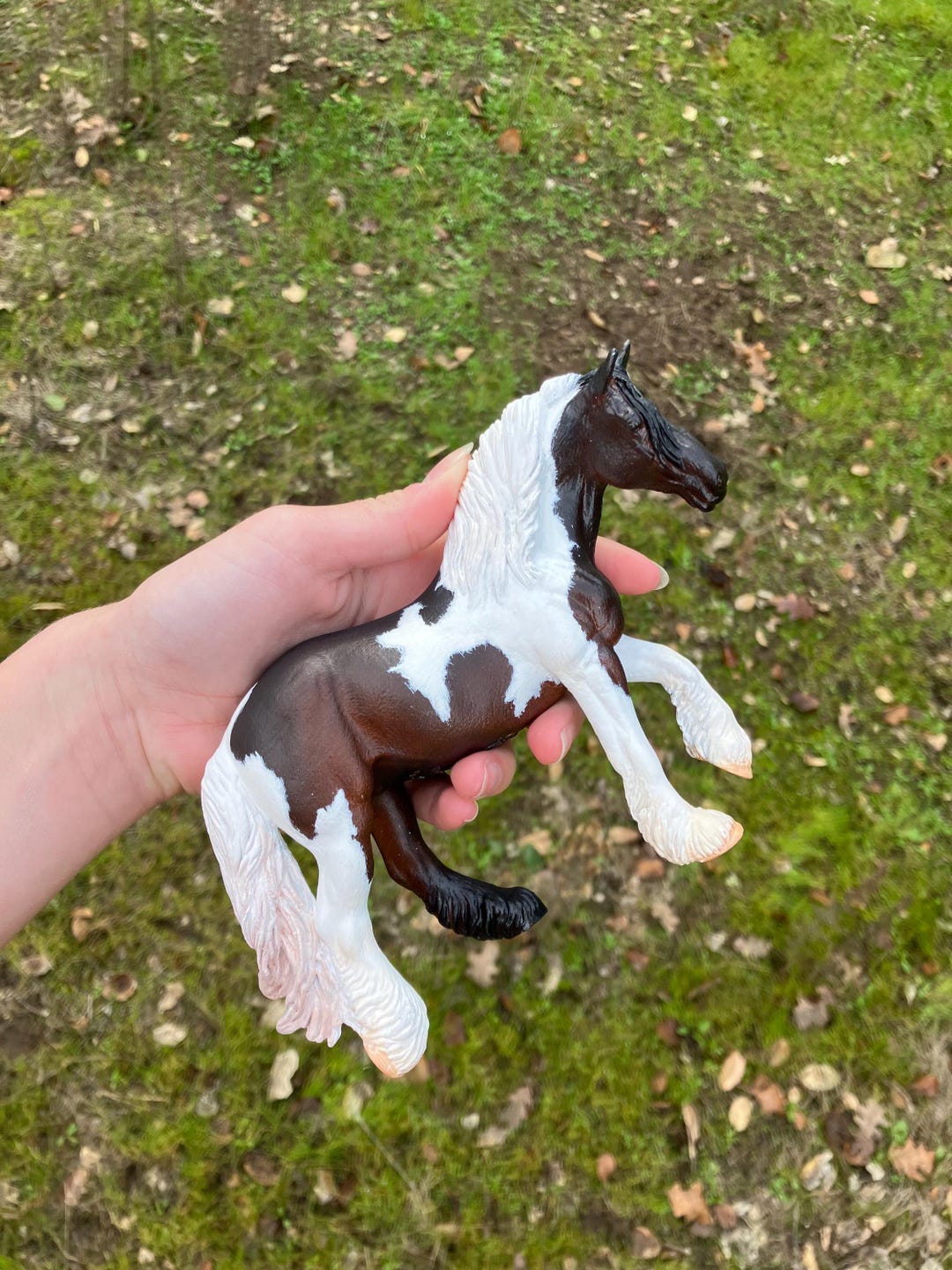 20% OFF- OOAK Collecta Clydesdale Model Horse Repaint "willow"-collecta ...