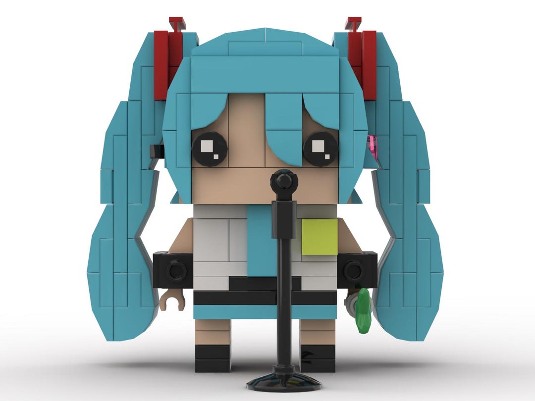 Hatsune Miku MOC PDF Instruction - Chibi Kawaii Miku Model LEGO ...