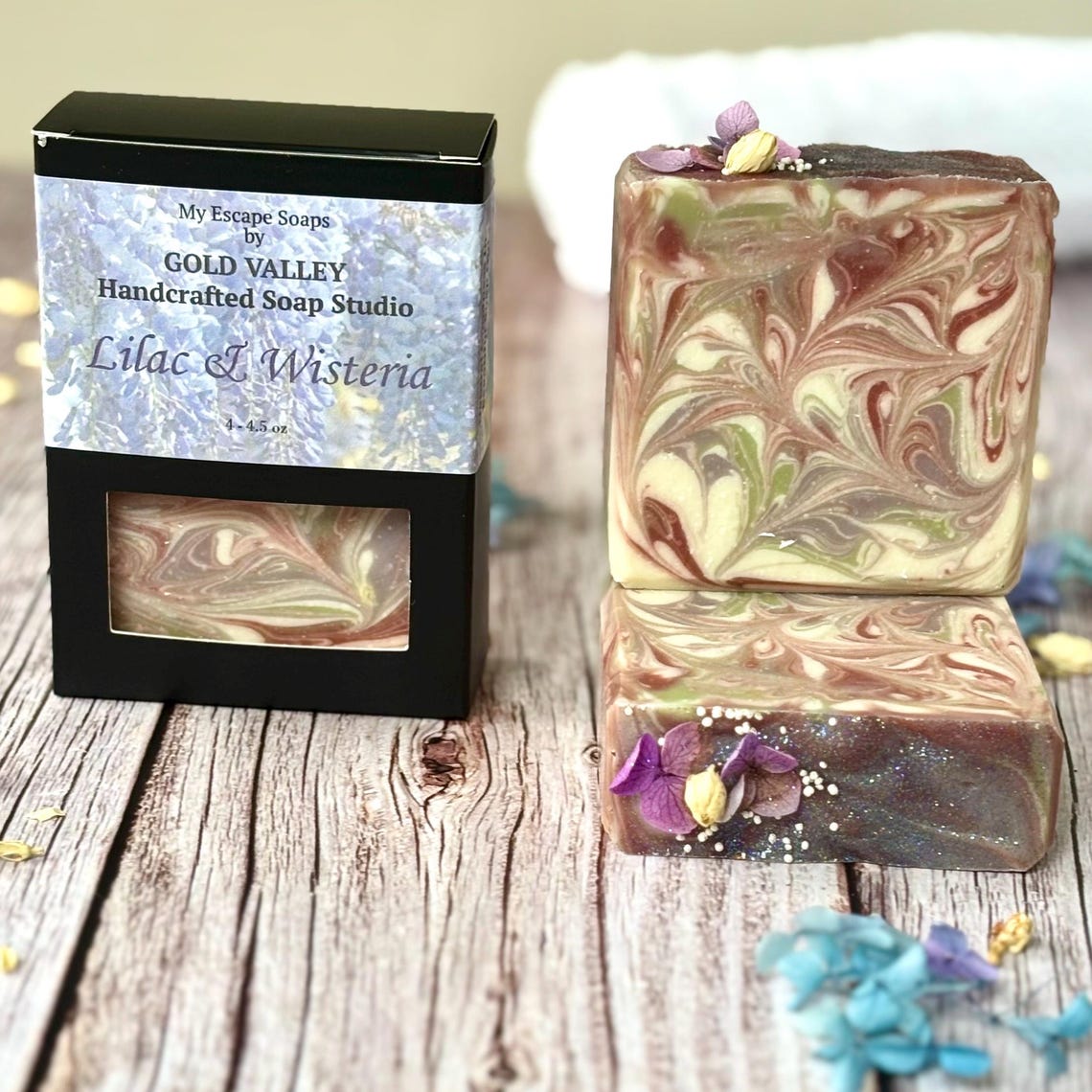 Artisan Handcrafted Soap, Handmade Natural Face Soap, Lilac & Wisteria ...