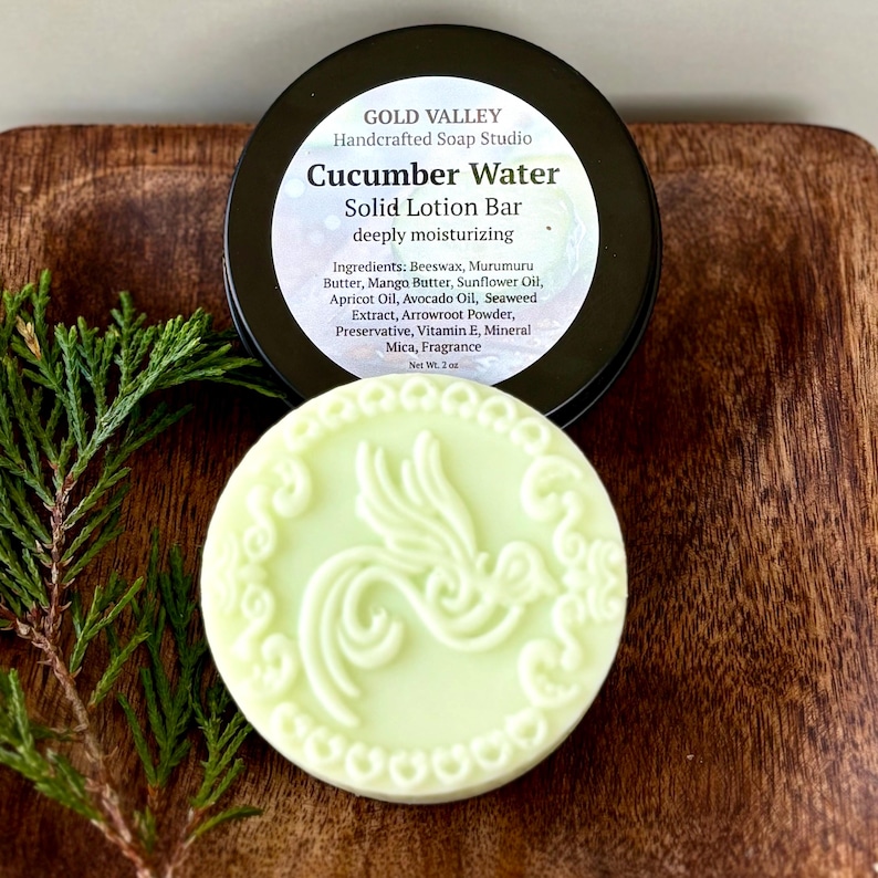 Handmade Shea Butter Solid Lotion Bar: Natural Moisturizing Body Butter ...