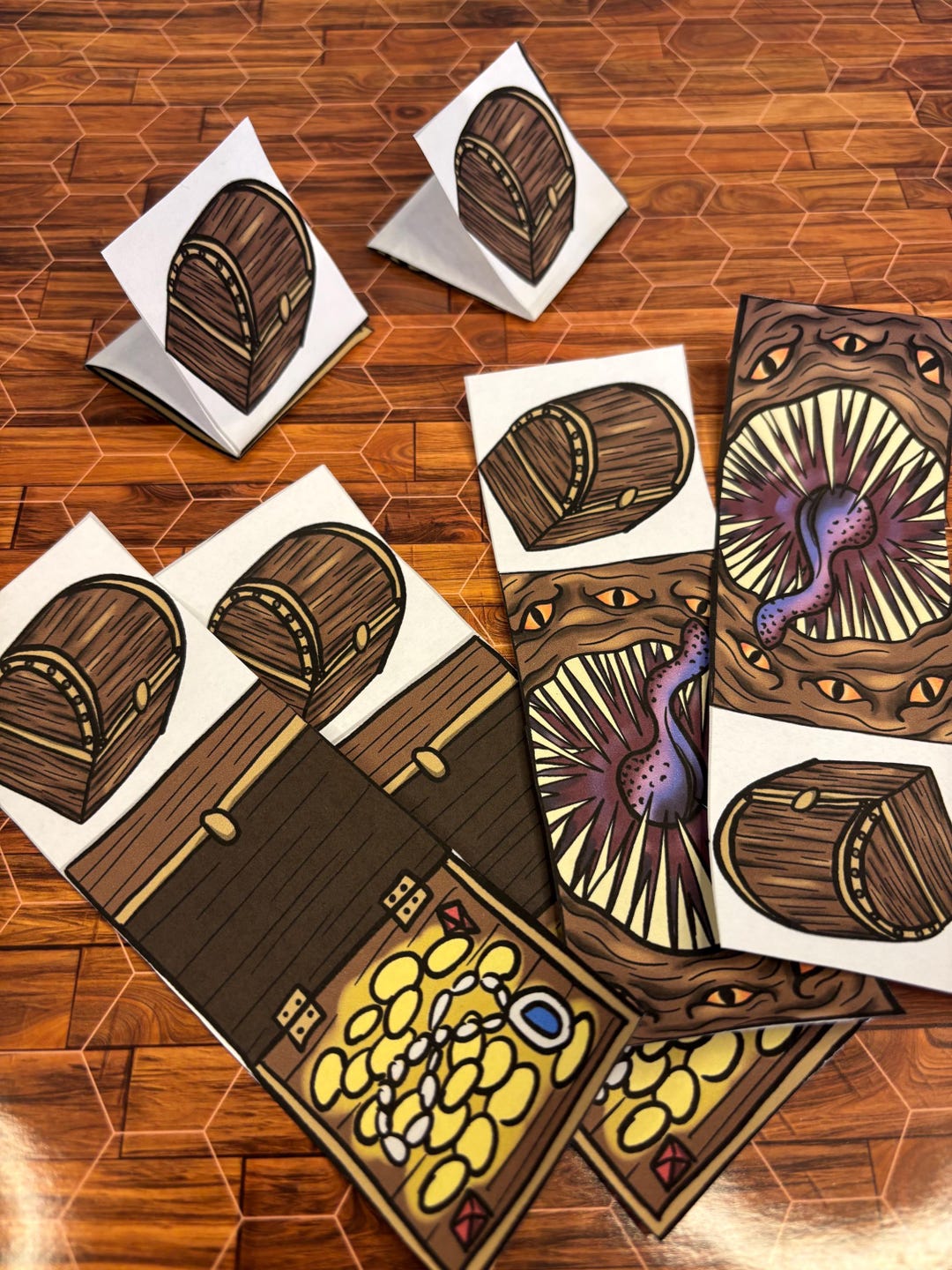 Hidden Object Monster TTRPG Printable Digital Download Treasure Chest ...