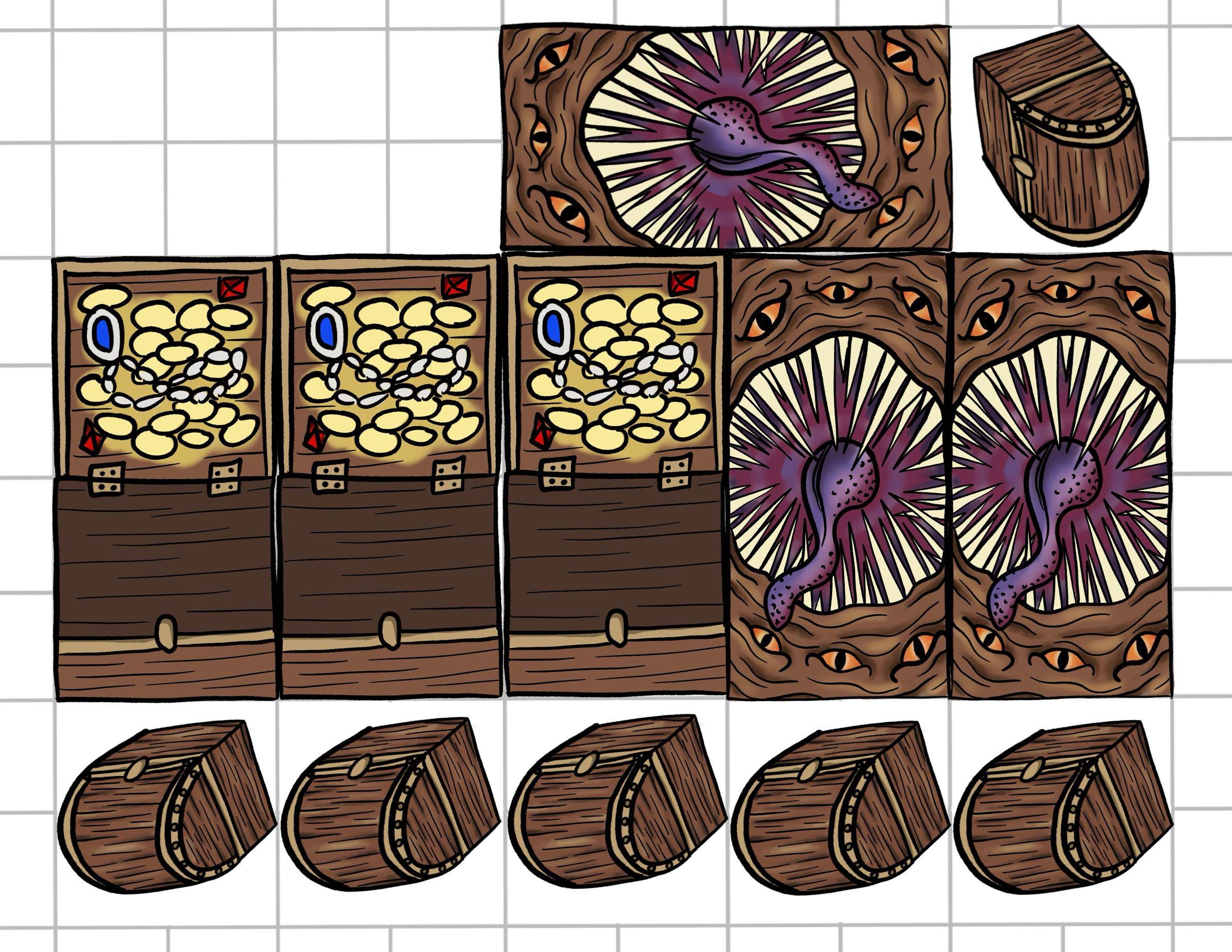Hidden Object Monster - TTRPG - Printable Digital Download - Treasure ...