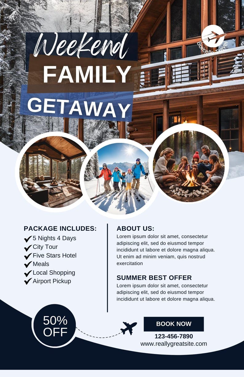 Simple Travel Templates for Travel Agents for Social Media or Print in ...