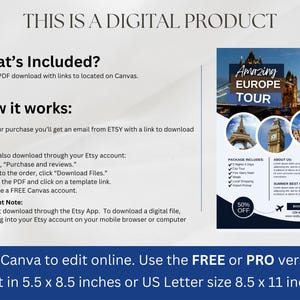 Simple Travel Templates for Travel Agents for Social Media or Print in ...