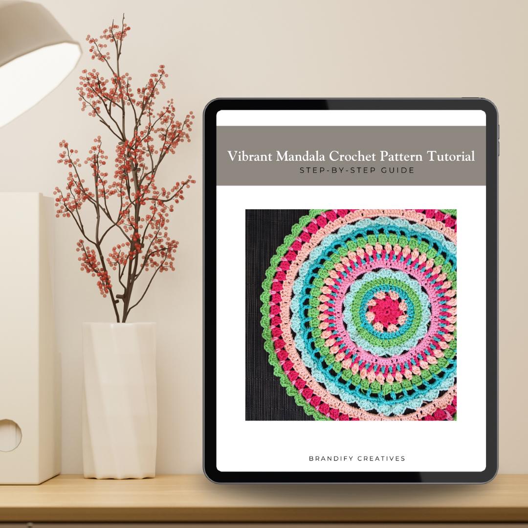 Mandala Crochet Pattern PDF | Easy DIY Tutorial for Beginners ...