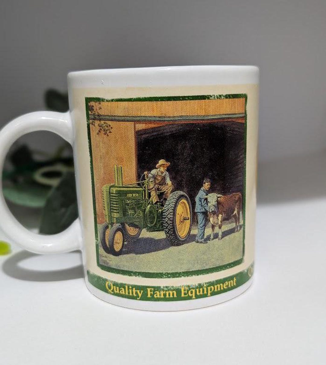 John Deer Tractor Cup 10oz - Etsy
