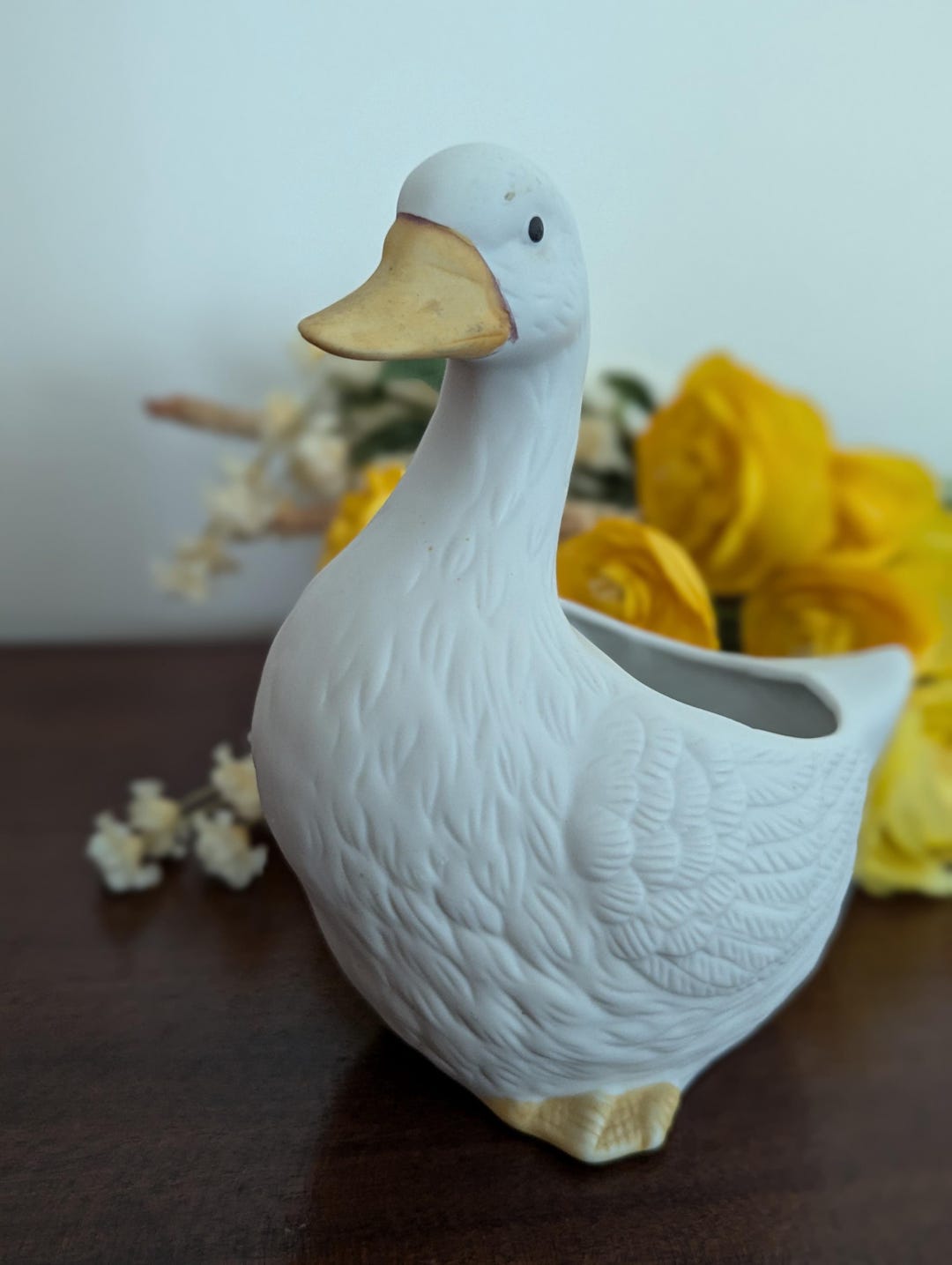 Vintage Homco Duck Planter: Home Interiors Decor - Etsy