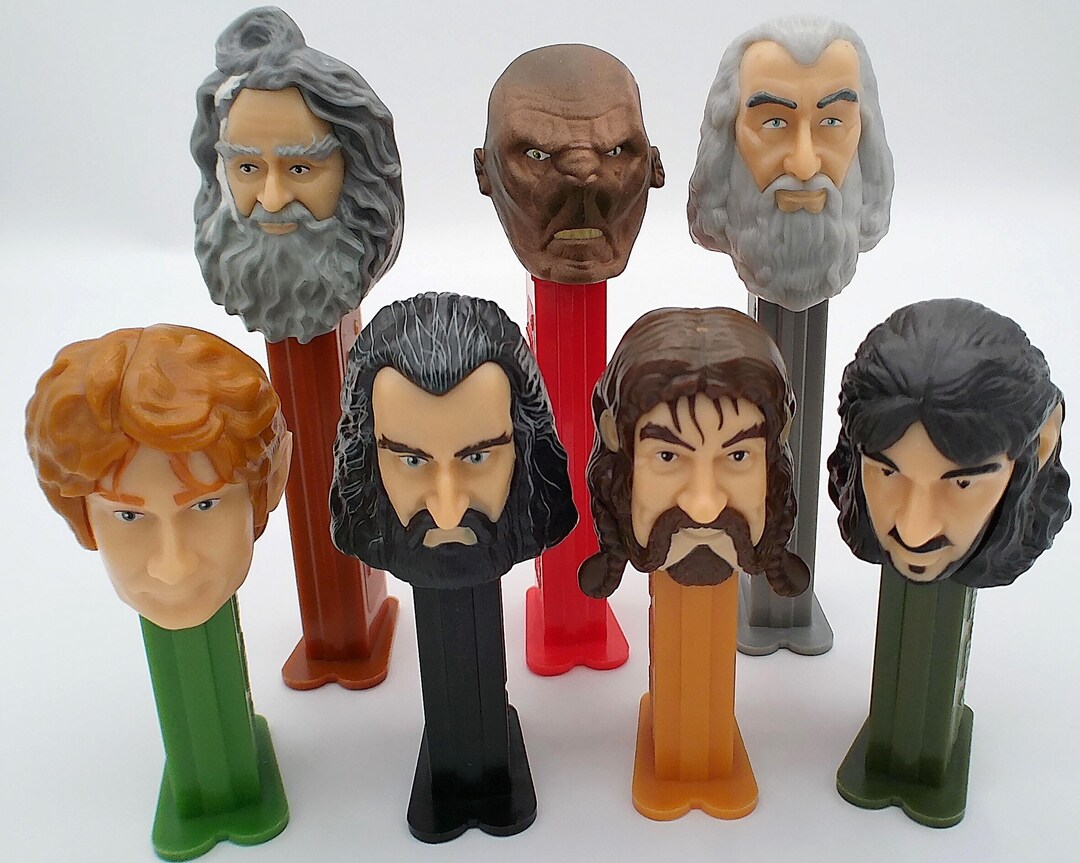 7 PEZ the Hobbit Characters Candy Dispensers B9 - Etsy