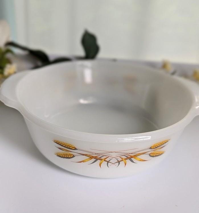 Vintage Anchor Hocking Wheat Pattern Casserole Baking Dish - Etsy