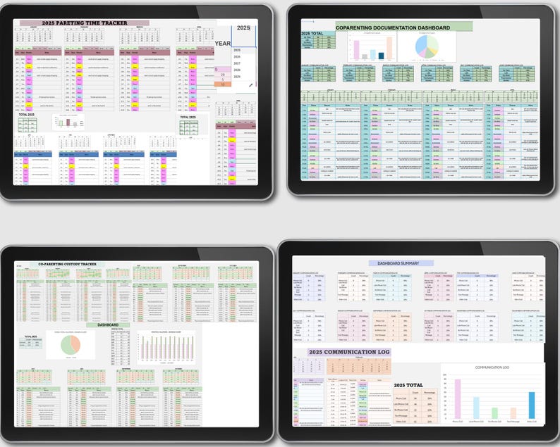 ULTIMATE All-in-one Co-parenting Command Center | 27 TABS Custody and Visitation, Child Support ...
