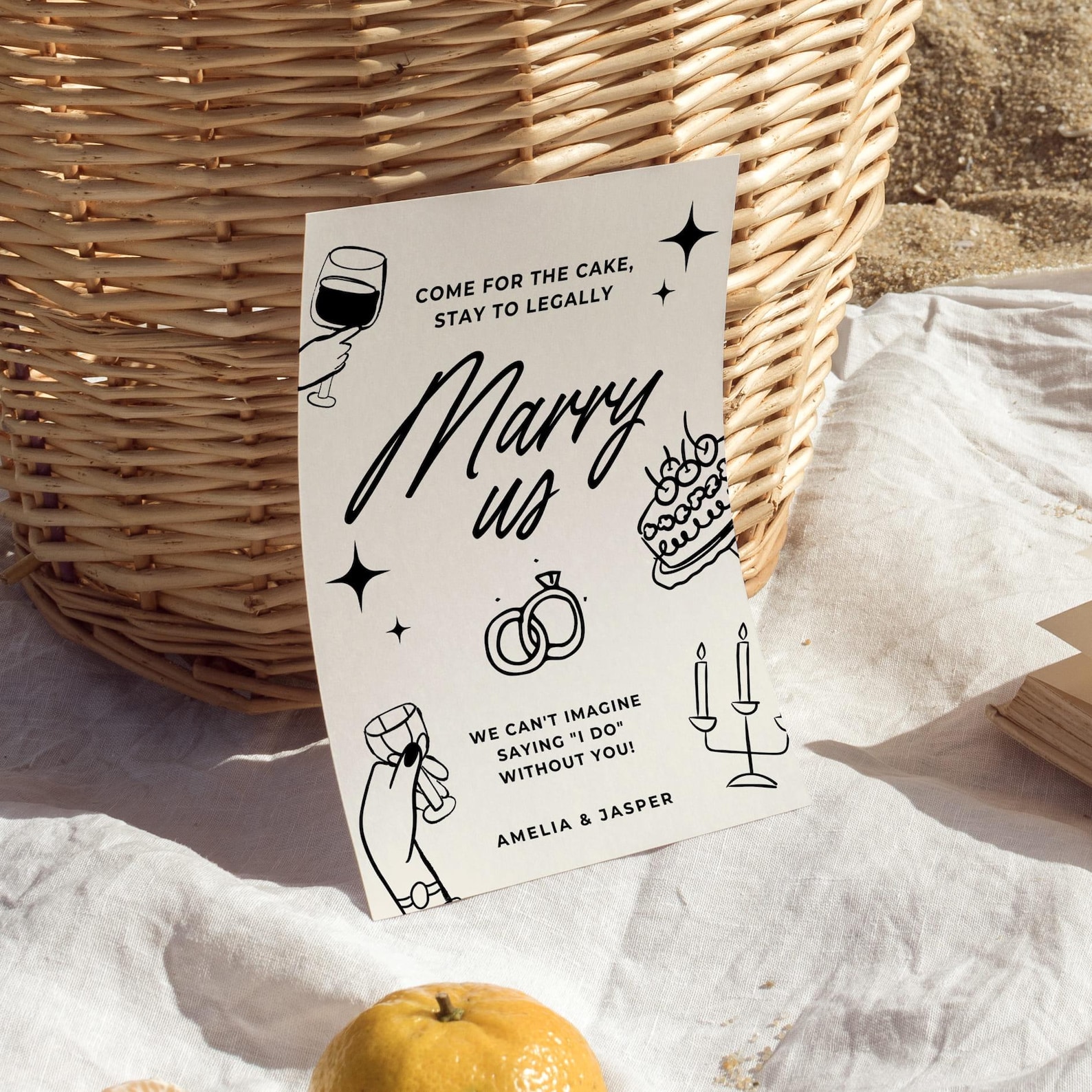 Officiant Proposal, Will You Marry Us, Officiant Printable, Whimsical ...