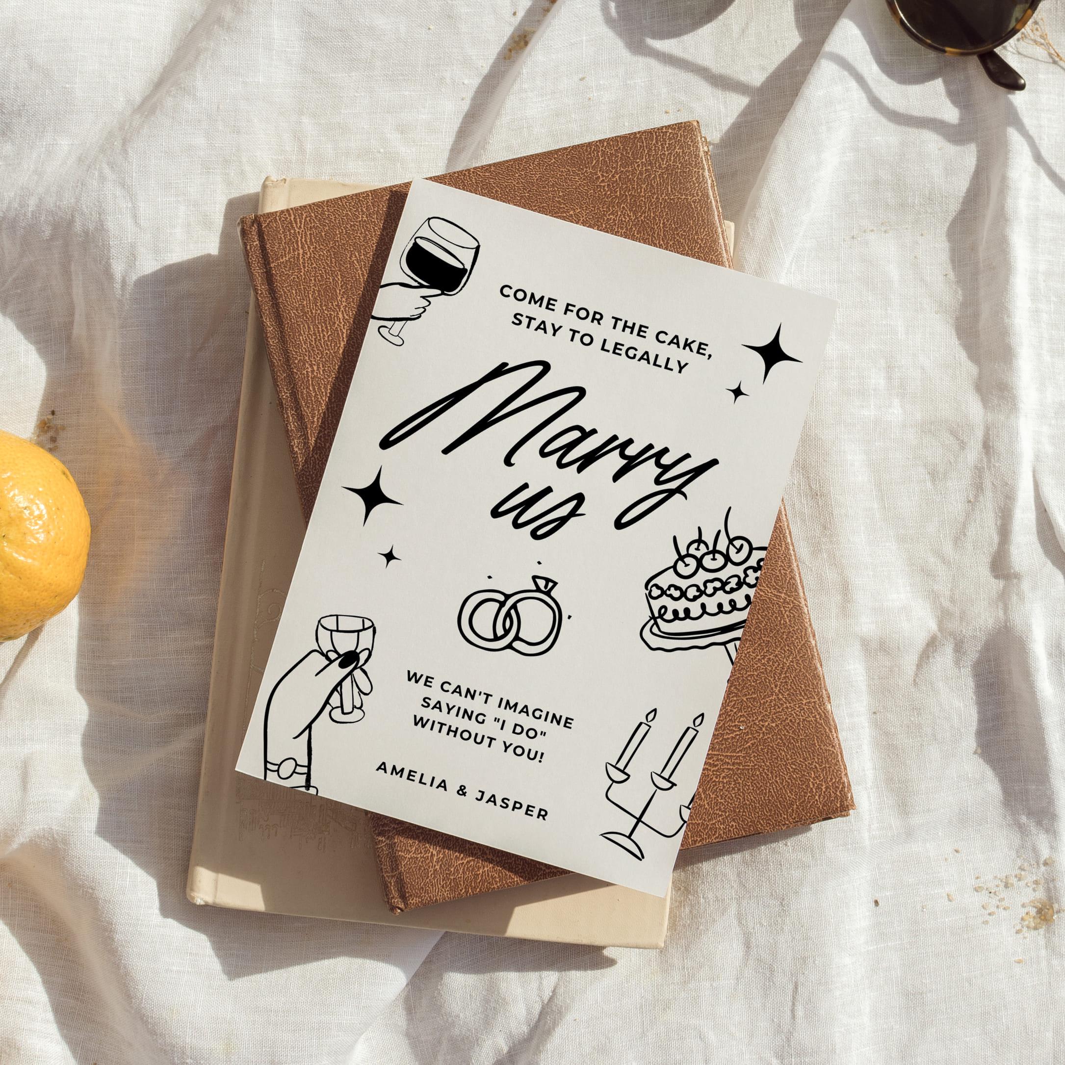 Officiant Proposal, Will You Marry Us, Officiant Printable, Whimsical ...