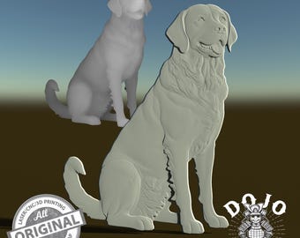3D STL File for French Bulldog - Detailed Relief Dog Model for CNC, 3D ...