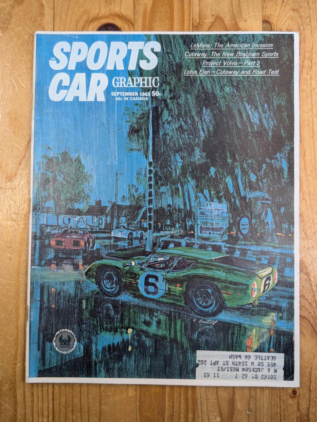 Sports Car Graphic Magazine Featuring a Ford GT40 Le Mars: the American ...