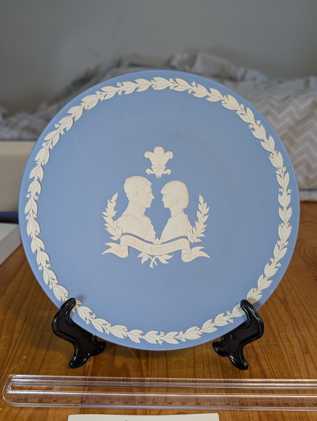 Vintage Wedgwood Jasperware Plate - 1981 Royal Wedding Commemorative - Etsy
