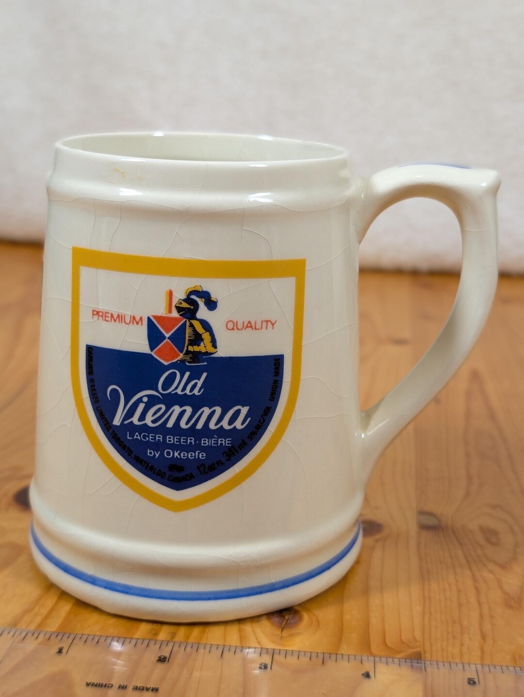 Vintage Old Vienna Lager Beer Ceramic Mug by Okeefe Made in Canada - Etsy