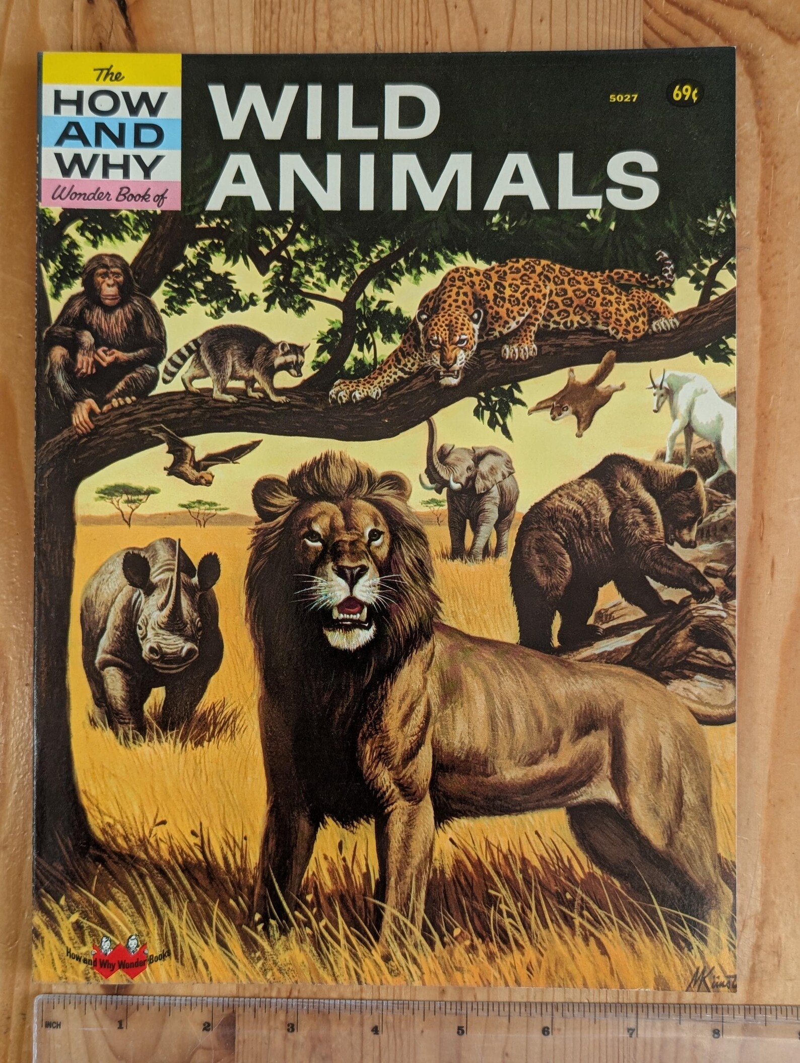 The How and Why Wonder Book of Wild Animals 1970's Illustrated ...