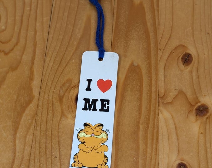 Garfield Characters 1978 - Garfield Bookmarks - I Love Me - - Etsy