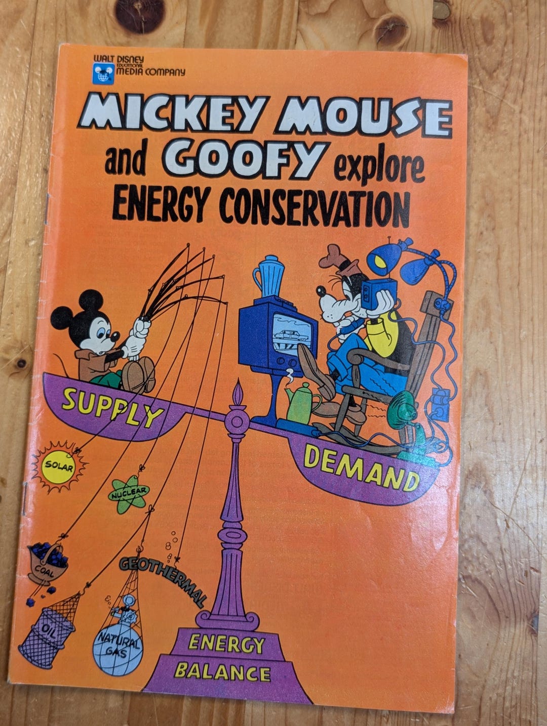 Mickey Mouse and Goofy Explore Energy Conservation (1976) Disney ...