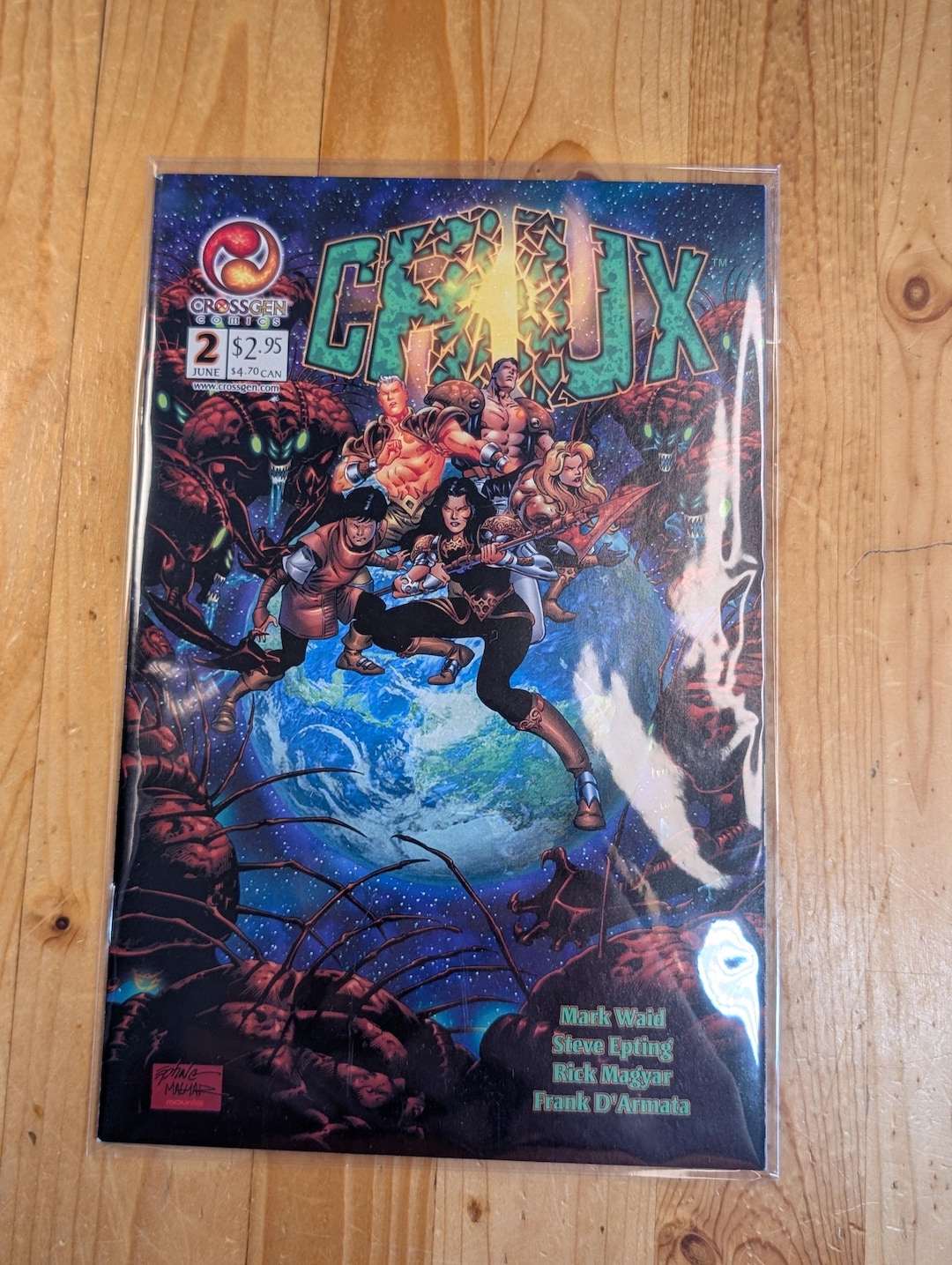 Crux #2 (2001) Crossgen Comics Mark Waid Steve Epting Atlantis Sci-fi ...