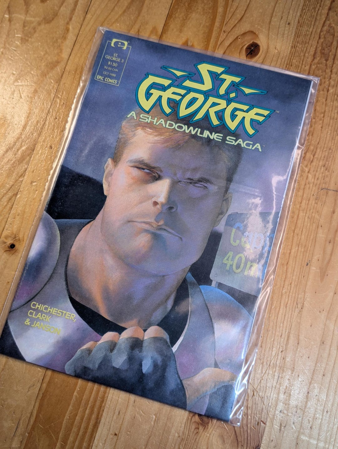 St. George #3 (1988) Epic Comics | Shadowline Saga | Klaus Janson Art ...