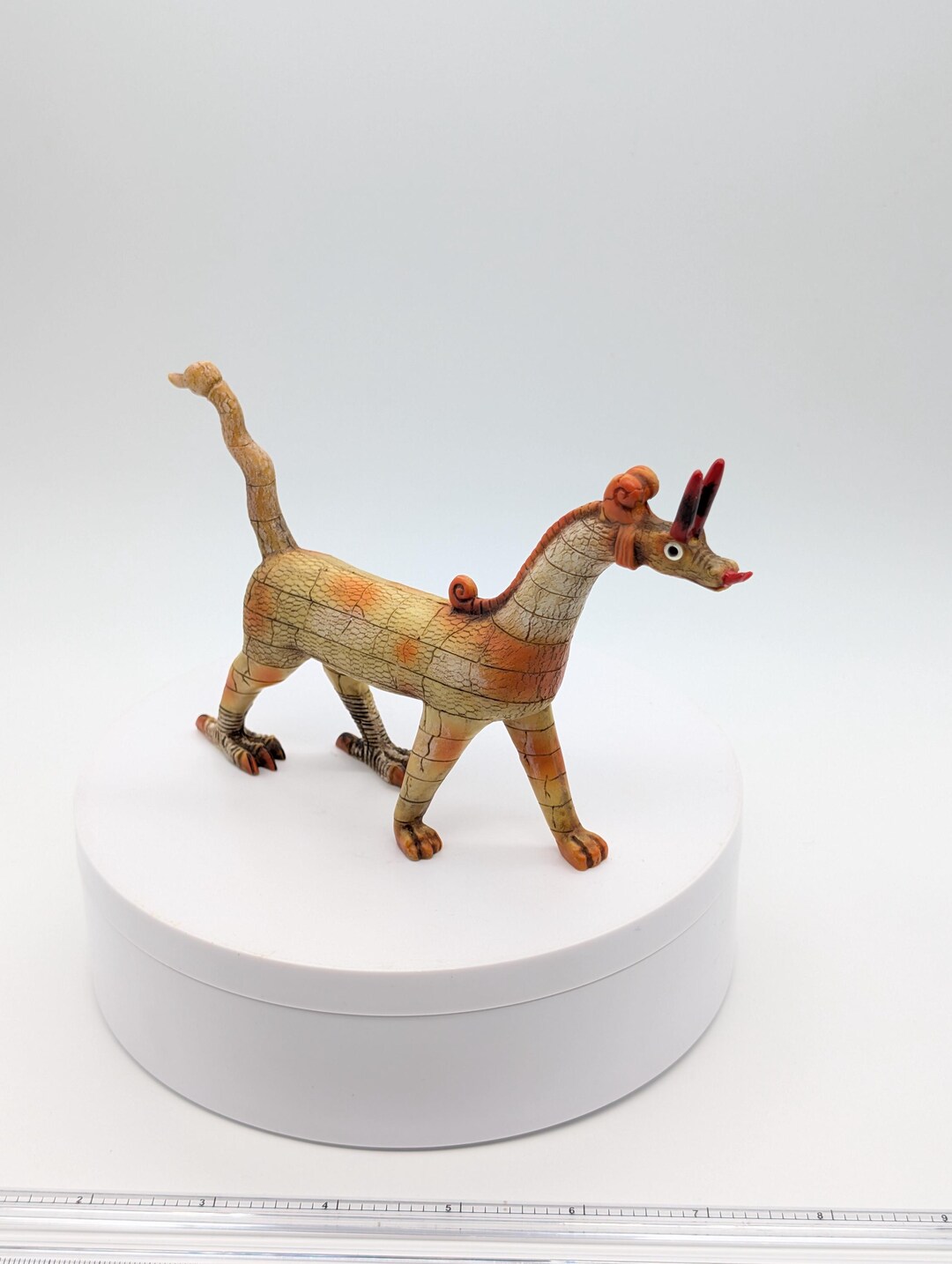 Vintage Mushussu Babylonian Dragon Figurine Mesopotamian Mythology ...