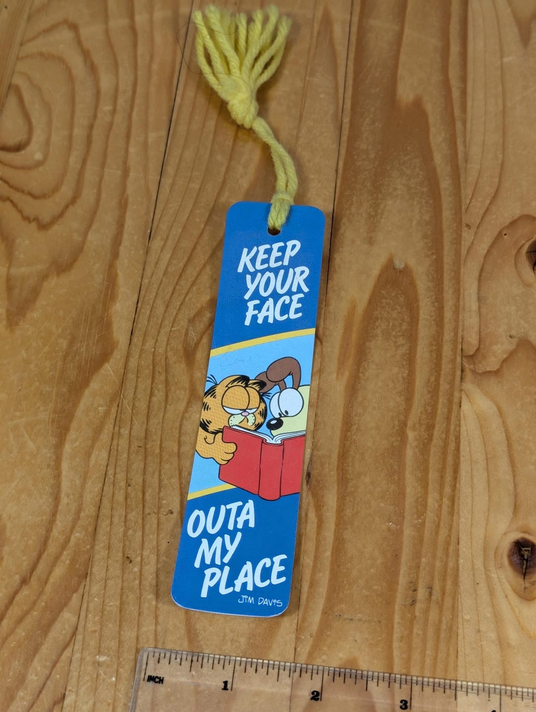Garfield Bookmarks - Garfield 1978 Bookmark - Jim Davis - Keep Your ...
