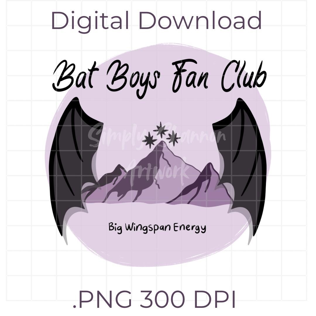 Bat Boys Fan Club Are My Love Language Digital Download Acotar Png ...